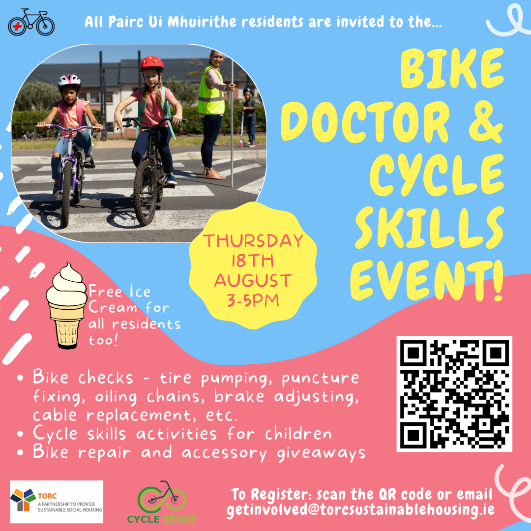 Bike Doctor and Cycle Skills Event for Pairc Ui Mhuirithe