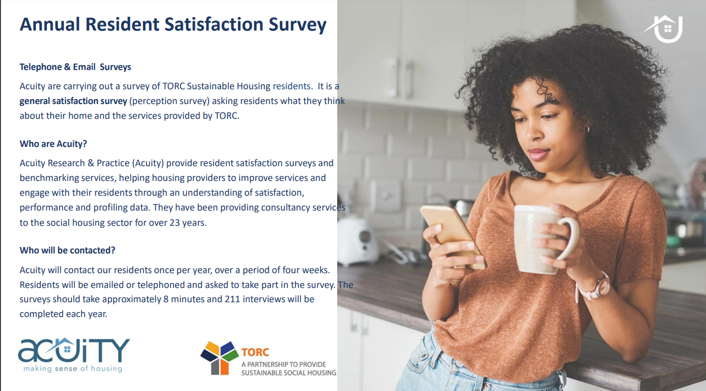 Ways for residents to Provide Feedback to TORC Sustainable Housing