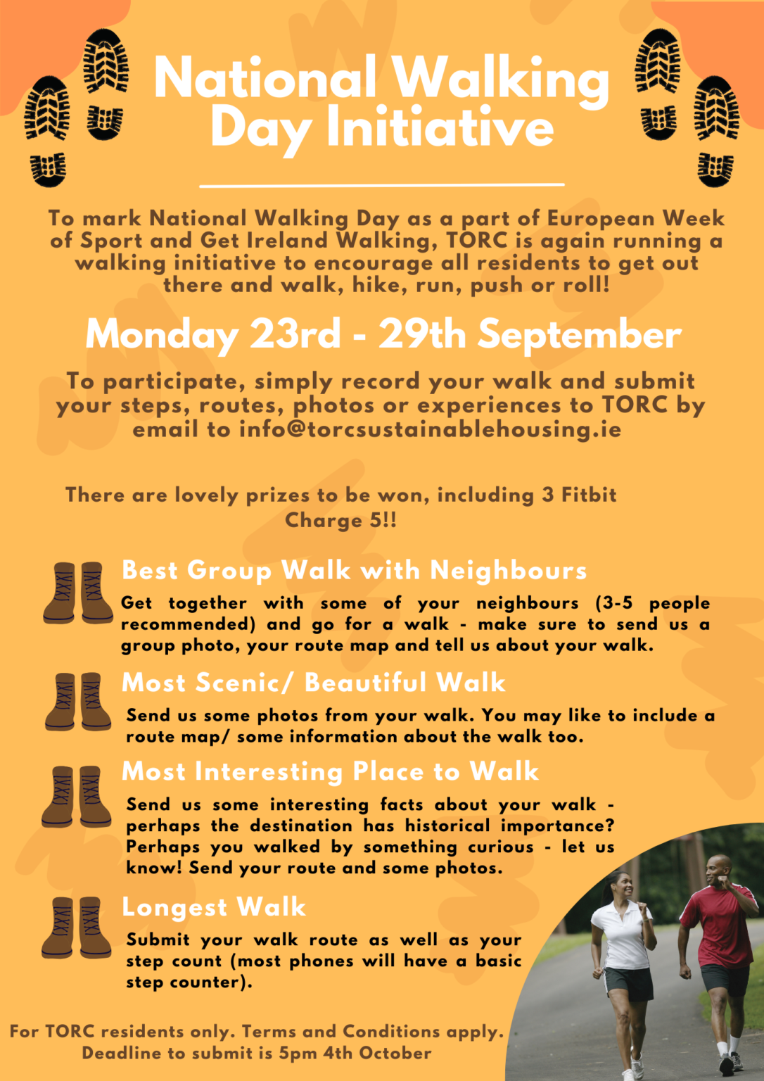 National Walking Day - Torcsustainablehousing