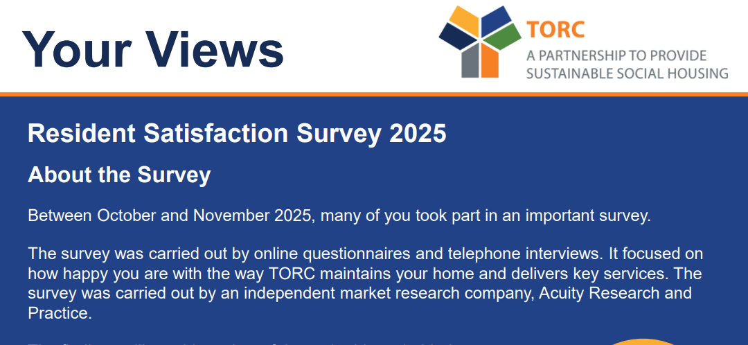 TORC Annual Resident Satisfaction Survey 2026 - Torcsustainablehousing
